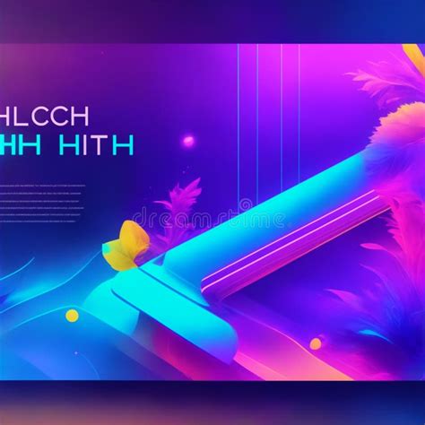 Dynamic High Tech Header For Illustration Presentations Stock Illustration Illustration Of