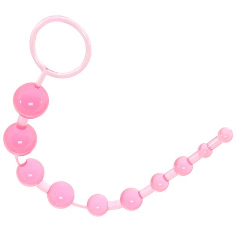 X 10 Anal Beads In Pink Pinkcherry Canada