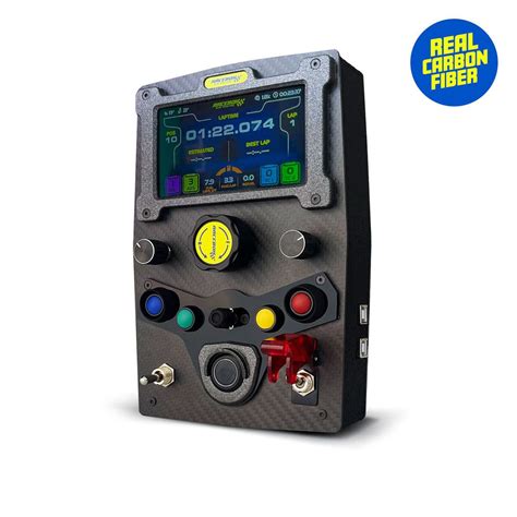 gte button box for sim racing in 2022 button box carbon fiber wrap