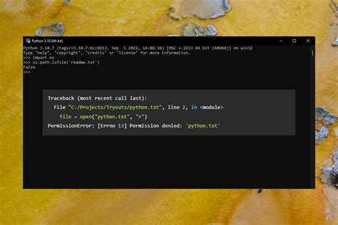 PermissionError Errno Permissão negada Correção do Python WindowsReport