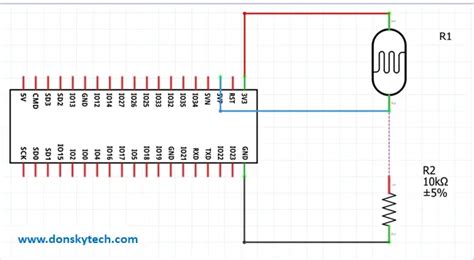 Read Ldr Photoresistor Sensor Using Esp32