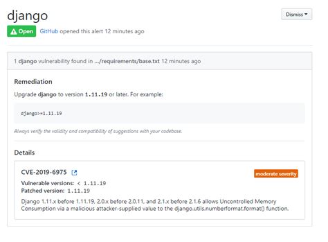 bump django version to 1 11 20 · issue 82 · rackerlabs scantron · github