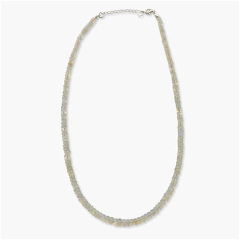 Opal Weiß Kette Weltsteine