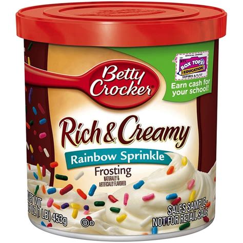 Betty Crocker Rich And Creamy Rainbow Sprinkle Frosting 16 Oz Delivery