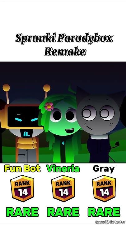Rank Up Funbot Vineria Gray In All Parodybox Mods Youtube