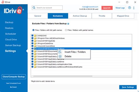 FAQs On Online Backup Via IDrive Windows Application