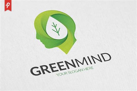 Green Mind Logo Branding And Logo Templates ~ Creative Market