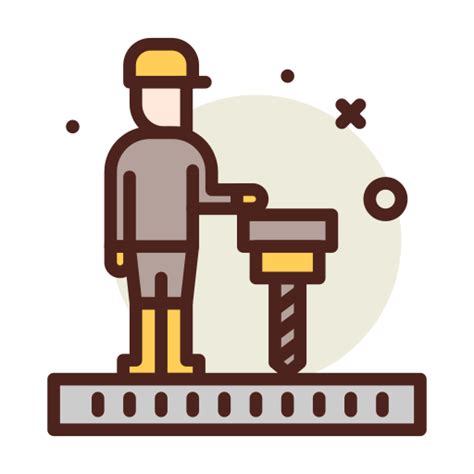 Worker Darius Dan Lineal Color Icon