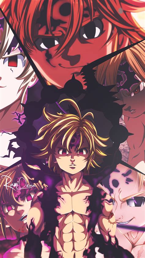 Meliodas Evil Anime Seven Deadly Sins Anime Anime