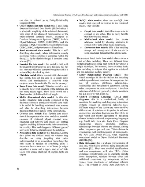 data modeling techniques used for big data in enterprise networks pdf