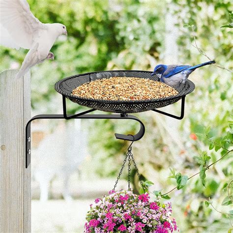 Cqairiou Wall Mounted Bird Feeder Tray118 Stainless