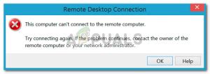 Fix This Computer Can T Connect To The Remote Computer