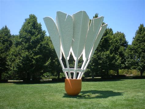 Claes Oldenburg Coosje Van Bruggen 1994 Shuttlecocks Nelson Atkins