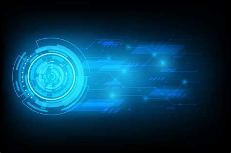 Premium Vector Abstract Futuristic Circuit Technology Background