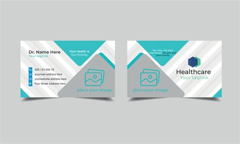 Medical Healthcare Business Card Template 13107801 Vector Art At Vecteezy