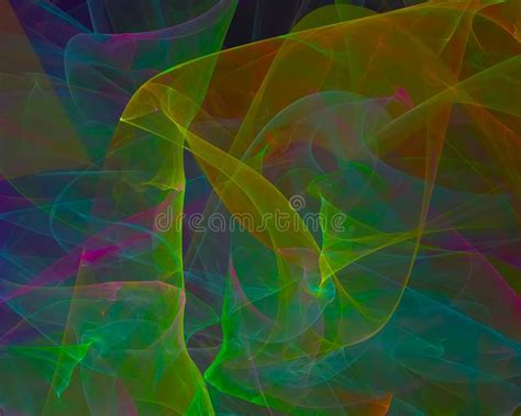 Fractal Digital Abstract Beautiful Ornament Explosion Design Stock Illustration Illustration
