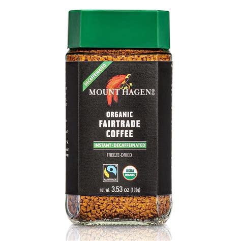 Mount Hagen Organic Freeze Dried Instant Decaf Coffee 3 53oz Fair