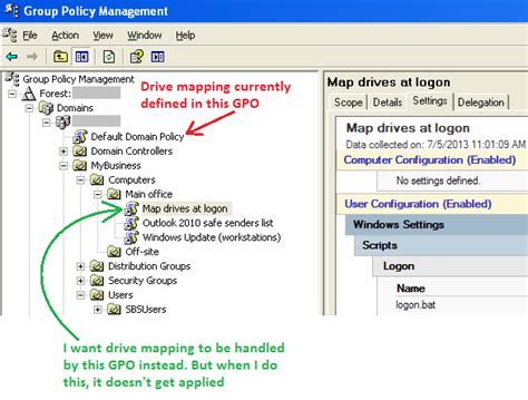 Group Policy Gpo Not Applying To An Ou Server Fault