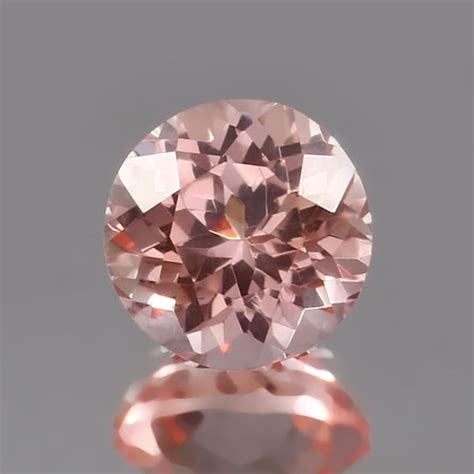 Peach Sapphire Ring Etsy