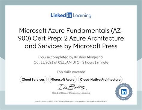 Krishna Manjusha Akula On Linkedin Certificate Of Completion