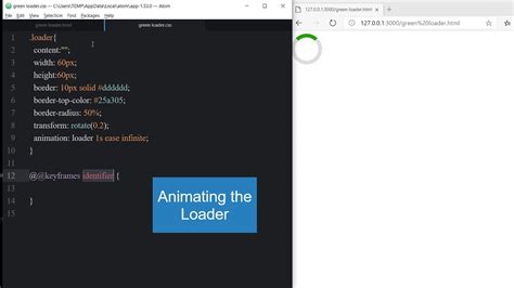 Awesome Loader Using Html And Css Youtube