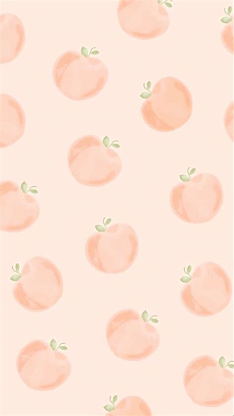 Peach Background Peach Wallpaper Iphone Wallpaper Kawaii Wallpaper