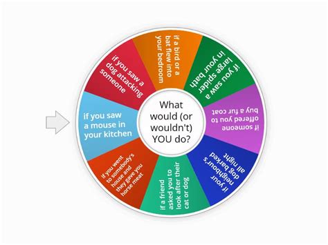 Second Conditional Speaking Pre Inter Random Wheel