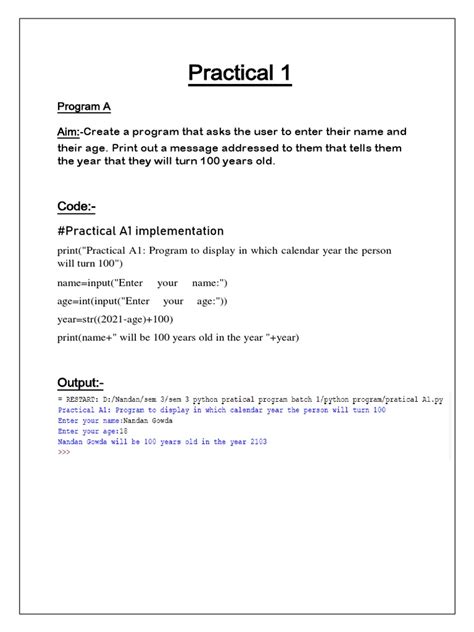 A014 Python Practical 1 Pdf Computing Applied Mathematics