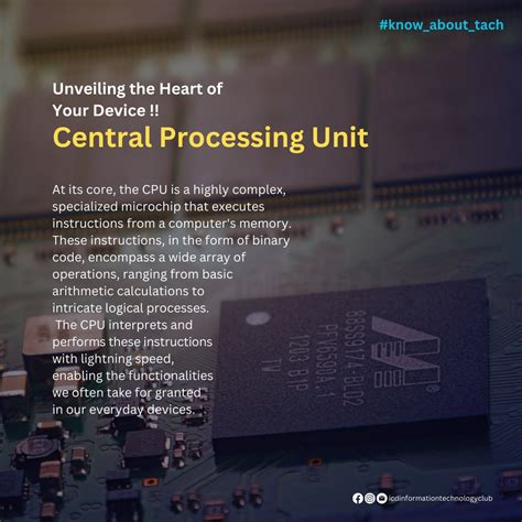 Unveiling The Heart Of Your Device The Central Processing Unit Cpu In The Ever Evolving