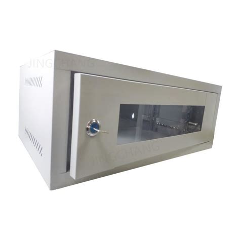 Locking Network Server Rack With Cable Management And Key Lock