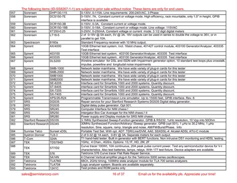 electronic test equipment oscilloscope spectrum analyzer dmm ppt