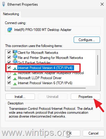 Ethernet Doesn T Have A Valid IP Configuration Solved WinTips Org