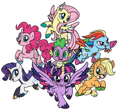 [mlp] Mane 6 My Style By Kitsumidori On Deviantart