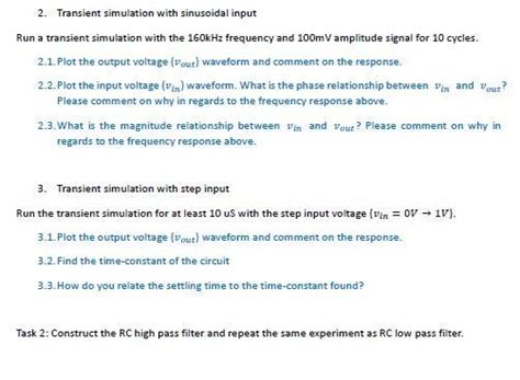Solved Analog Vlsi Laboratory Laboratory 1 Frequency