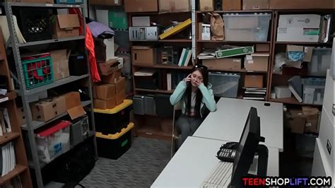 Naughty Young Thief Punished With Hardcore Sex By Horny Security