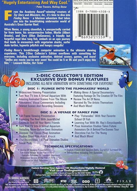 Finding Nemo Dvd Disc