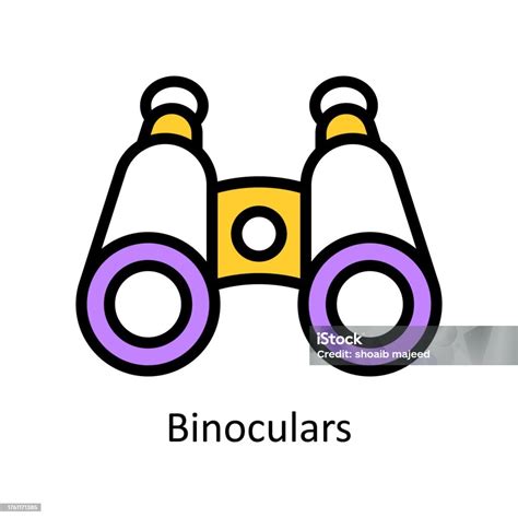쌍안경 벡터 채워진 윤곽선 디자인 그림입니다 흰색 배경의 기호 Eps 10 파일 감시에 대한 스톡 벡터 아트 및 기타 이미지 감시 개념 검색 Istock