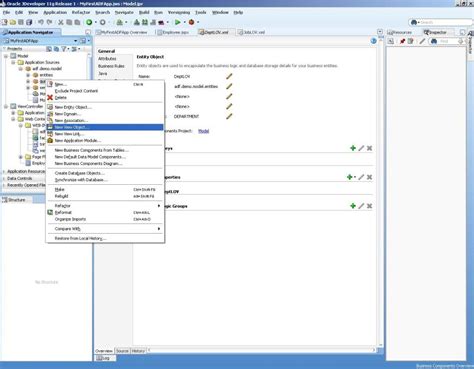 create list of values lov in oracle adf