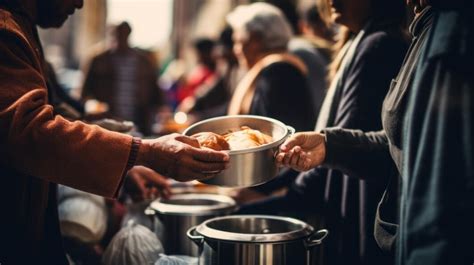Volunteers Prepare And Distribute Delicious Free Food To Homeless And