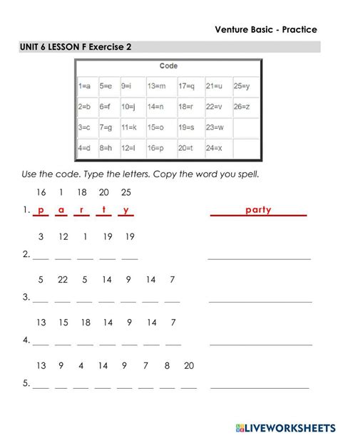 Code Breaker Vocabulary Practice Worksheet Live Worksheets Code Breaker Vocabulary Practice Worksheet Live Worksheets