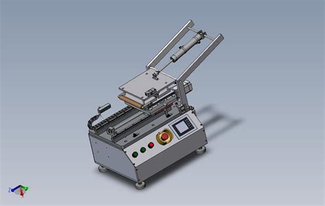 手动贴pol偏光片贴附机solidworks 2016模型图纸免费下载 懒石网