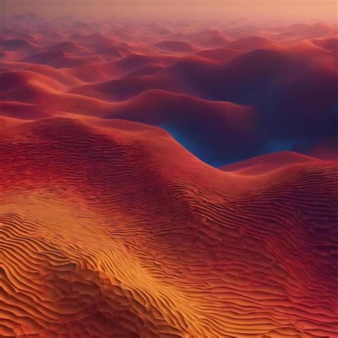 3d Rendered Abstract Grid Topography Gradient Mesh Terrain Premium Ai Generated Image
