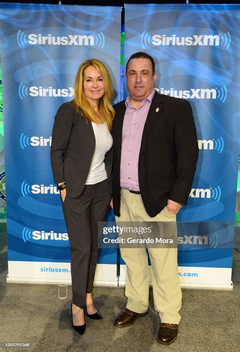 Debbie Doniger And Mike Dagostino Pose During The Siriusxm Town Hall