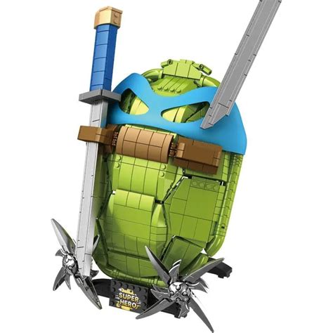 1266 Pcs Wgc 66033 Teenage Mutant Ninja Turtles Turtle Shell Joy Bricks