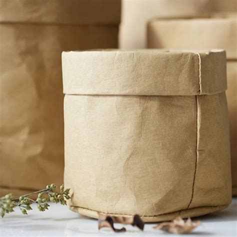 Крафт бумажные мешки для хранения фруктов и овощи чеснок лук цветочный горшок мешок корзина