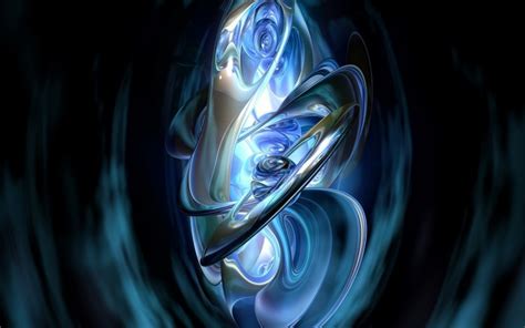 1175474 Abstract Blue Circle Vortex Light Wheel Darkness Screenshot Computer Wallpaper