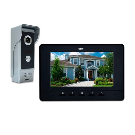 Video Intercom Framework With 7 Inch Aluminum Amalgam Camera 1 Lcd