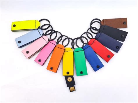 Yubikey Holder Keychain Protect Yubikey 5 Nfc Leather Case Yubico