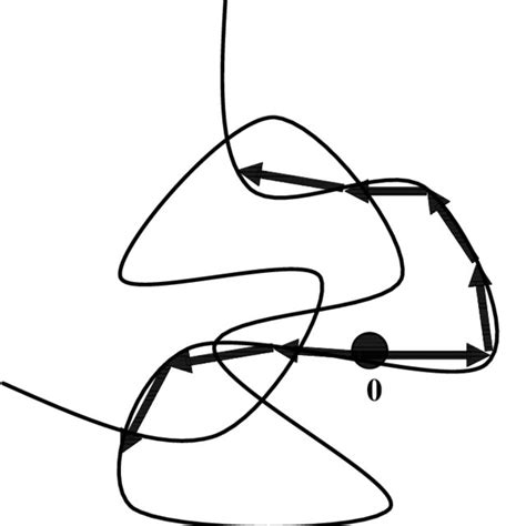 random walk on random path the particle starts its motion at the point