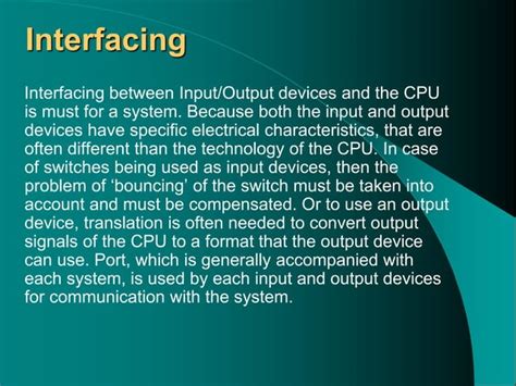 Unit V Cpu Pc Interfacing With External Devices Rs232 Ieee 488 Ppt